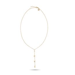 ECHTZEIT Damen Y-Kette "Schmuck Geschenk Edelstahl Halskette Love Letters", Edelstahl, L: 47, gold, Edelstahl, Halsketten