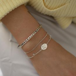 Glanzst&uuml;cke M&uuml;nchen Damen Gliederarmband "G292", Silber 925 (Sterlingsilber), silber, GLANZST&Uuml;CKE M&Uuml;NCHEN, Silber 925 (Sterlingsilber), Armb&auml;nder, aus Sterling Silber