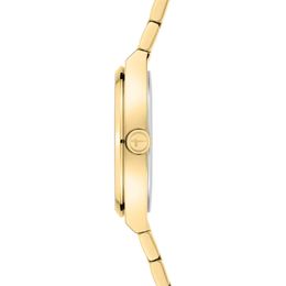 Tamaris Damen Quarzuhr "The Round Basic Essential"goldfarben, Armbanduhren, Armbanduhr, Damenuhr, Edelstahlarmband, analog