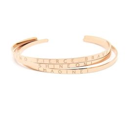 AILORIA Damen Armreif Set "Armreif (3er Set) &Eacute;MOTION", Edelstahl, rosa, Edelstahl, Armb&auml;nder