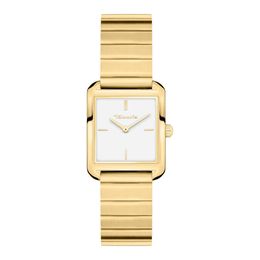 Tamaris Damen Quarzuhr "The Square Retro Strap"goldfarben, Armbanduhren, Armbanduhr, Damenuhr, Edelstahlarmband, analog