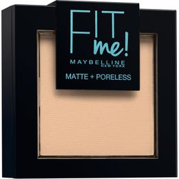 Damen Puder "FIT ME Matte & Poreless", 9 g, braun, Maybelline NEW YORK, Teint-Kosmetika, mit langanhaltender Formel