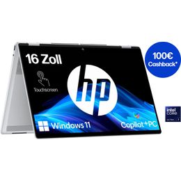 HP Convertible Notebook "OmniBook X Flip 16-as0252ng", 16 GB RAM 512 GB SSD, Ultra 7, Windows11Home, silber, Notebooks