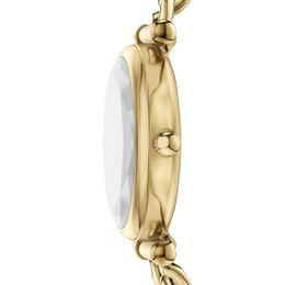 Fossil Damen Quarzuhr "CARLIE", gold, Armbanduhren, Armbanduhr, Damenuhr, Edelstahlarmband, analog