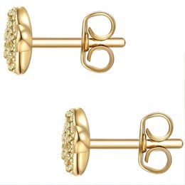 Glanzst&uuml;cke M&uuml;nchen M&auml;dchen Paar Ohrstecker "Set: LLL9", 6,4,mit Zirkonia, Silber 925 (Sterlingsilber), gold, GLANZST&Uuml;CKE M&Uuml;NCHEN, Silber 925 (Sterlingsilber), Ohrringe,