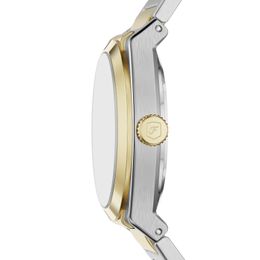 Fossil Herren Automatikuhr "EVERETT"gelbgoldfarben, edelstahlfarben, Armbanduhren, Armbanduhr, Herrenuhr, Mechanische Uhr, Edelstahlarmband, analog