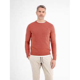 Lerros Herren Strickpullover "Lerros Leichter Strickpullover, gerippt"earth rot, Gr. XXL, 100% Baumwolle, Pullover