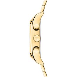 Fynch-Hatton Damen Chronograph, gold, Armbanduhren, Quarzuhr, Armbanduhr, Damenuhr, Edelstahlarmband, analog