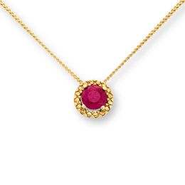 ONE ELEMENT Damen Goldkette "Rubin Halskette aus 333 Gelbgold 45 cm &Oslash; 6,2 mm", Gelbgold 333 Goldgold, Gelbgold 333, Gold, Halsketten