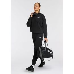 Puma Damen Trainingsanzug "RELAXED SWEAT SUIT TR CL", schwarz, Gr. XL, unifarben, Sweatware, Obermaterial: 68% Baumwolle, 32% Polyester, Sportanz&uuml;ge