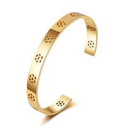 AILORIA Damen Armreif "Armreif AILORIA", Edelstahl, gold, Edelstahl, Armb&auml;nder