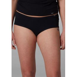 Skiny Damen Panty "Cotton Advantage", Gr. 42, schwarz, Obermaterial: 96% Baumwolle, 4% Elasthan, unifarben, Unterhosen, bequem, flaches Gummi,
