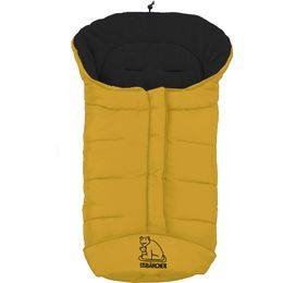 Heitmann Felle Kinder Fu&szlig;sack "Eisb&auml;rchen - Winterfu&szlig;sack Copy Fleece", gelb, Polyester, Fu&szlig;s&auml;cke, mit Fleecefutter, Mumienform m&ouml;glich, f&uuml;r