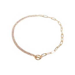 Kette mit Anh&auml;nger Urban Classics "Urban Classics Unisex Venus Various Flashy Chain Necklace", gold, Halsketten, Damen, onesize