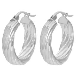 Firetti Damen Paar Creolen "Schmuck Geschenk Silber 925 Ohrschmuck Ohrringe", Silber 925 (Sterlingsilber)silberfarben, Silber 925 (Sterlingsilber),