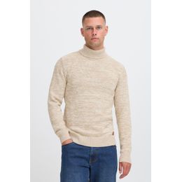 Blend Jungen Rollkragenpullover "BHDami", wei&szlig;, Gr. XXXL, meliert, Grobstrick, 70% Baumwolle (Recycled), 30% Polyester (Recycled), Pullover,