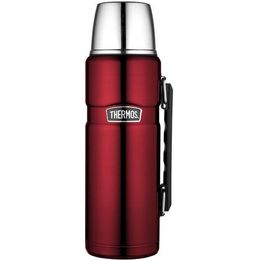 Thermos Isolierflasche "Stainless King", 1.200ml, rot, Trinkflaschen