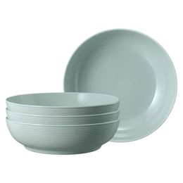 Seltmann Weiden Schale "Foodbowls Beat Color Glaze &oslash; 25,5 cm 4er Set", B/H/L: 25,5cm, blau, Sch&uuml;sseln