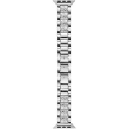 Guess Smartwatch-Armband "Apple Strap, CS2011S1", silber, Edelstahl, Uhrenarmbänder, Wechselarmband, Ersatzband, Edelstahl, passend für die Apple