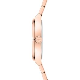 Tamaris Damen Quarzuhr "The Round Basic Essential"ros&eacute;goldfarben, Armbanduhren, Armbanduhr, Damenuhr, Edelstahlarmband, analog