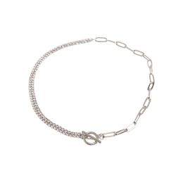 Kette mit Anh&auml;nger Urban Classics "Urban Classics Unisex Venus Various Flashy Chain Necklace", silber, Halsketten, Damen, onesize