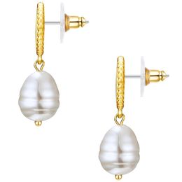 Lulu & Jane LULU & JANE Damen Paar Ohrh&auml;nger "Set: AV122", 35,3gelbgold, Ohrringe, mit M&uuml;nze