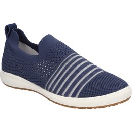 Josef Seibel Damen Sneaker "Caren 47, blau", Gr. 40blau, Obermaterial: 80% Rindsleder Leather cow. 20% Textilmaterial TEXMAT., Schuhe
