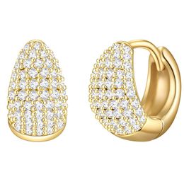 Glanzst&uuml;cke M&uuml;nchen Damen Paar Creolen "Set: GSM992", 11,9,mit Zirkonia, Silber 925 (Sterlingsilber)gelbgold, wei&szlig;, GLANZST&Uuml;CKE M&Uuml;NCHEN, Silber 925 (Sterlingsilber),