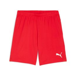 Puma Herren Trainingsshorts "TEAMGOAL SHORTS", rot, Gr. L, unifarben, Interlock, Obermaterial: 100% Polyester, Hosen