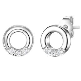Glanzst&uuml;cke M&uuml;nchen Damen Paar Ohrstecker "Set: GSM406", 6,8,mit Zirkonia, Silber 925 (Sterlingsilber), silber, GLANZST&Uuml;CKE M&Uuml;NCHEN, Silber 925 (Sterlingsilber),