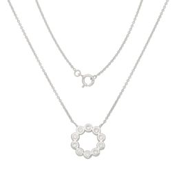 Vivance Damen Kette mit Anhänger "Zirkonia", Silber 925 (Sterlingsilber), silber, Silber 925 (Sterlingsilber), Halsketten