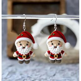 Adelia&acute;s ADELIA ́S Damen Paar Ohrh&auml;nger "Weihnachtsschmuck Ohrringe Ohrh&auml;nger Weihnachtsmann aus Acryl", Damen, Acryl, bunt, Acryl, Ohrringe, Weihnachtsschmuck
