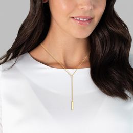 Glanzst&uuml;cke M&uuml;nchen Damen Kette mit Anh&auml;nger "GSM1452", 45,0cm Basiskette + 5,0cm Verl&auml;ngerung, Silber 925 (Sterlingsilber), gold, GLANZST&Uuml;CKE M&Uuml;NCHEN, Silber 925