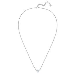 Glanzst&uuml;cke M&uuml;nchen Damen Kette mit Anh&auml;nger "GSM1929", 40,0cm Basiskette + 5,0cm Verl&auml;ngerung,mit Zirkonia, Silber 925 (Sterlingsilber), silber, GLANZST&Uuml;CKE M&Uuml;NCHEN,