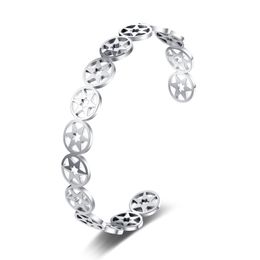 AILORIA Damen Armreif "Armreif ALYNA", Edelstahl, silber, Edelstahl, Armb&auml;nder