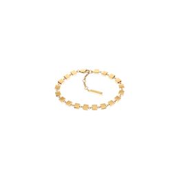Calvin Klein Damen Armkette "GEOMETRIC", 18,5cm, Edelstahlgelbgoldfarben, Edelstahl, Armb&auml;nder