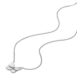 Fossil Damen Ohrring und Ketten Set "Multipack Schmuck Geschenk Edelstahl SUTTON Schmetterling"edelstahlfarben, kristallfarben, kristallwei&szlig;,
