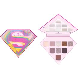 Essence Damen Lidschatten-Palette "Superman eyeshadow palette"find your power, Augen-Kosmetika, Hochpigmentiert mit matten, schimmernden und