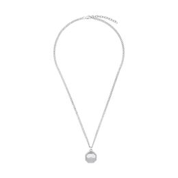 JOOP! JOOP Herren Kette mit Anh&auml;nger "Schmuck, Geschenk", Edelstahl, L: 60 B: 3,5mm, silber, Edelstahl, B:3,5mm, Halsketten