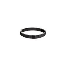 Calvin Klein Damen Gliederarmband "CK PARALLEL", 18,5cm, Edelstahl Nylon, schwarz, Edelstahl, Nylon, Armb&auml;nder