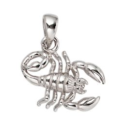 Sternzeichenanh&auml;nger Jobo "Anh&auml;nger Sternzeichen", silber 925, Schmuckanh&auml;nger, Damen, Skorpion, Silber 925 (Sterlingsilber), 925 Silber rhodiniert