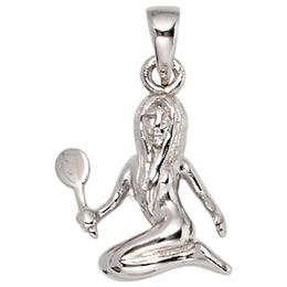 Sternzeichenanh&auml;nger Jobo "Anh&auml;nger Sternzeichen", silber 925, Schmuckanh&auml;nger, Damen, Jungfrau, Silber 925 (Sterlingsilber), 925 Silber rhodiniert