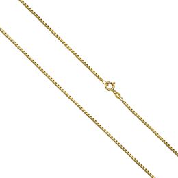 Vivance Damen Collierkettchen "333 Gold Veneziakette 8-kantig", 50cm, Gold, L: 50 B: 1,5mmgelb, Gold, B:1,5mm, Halsketten