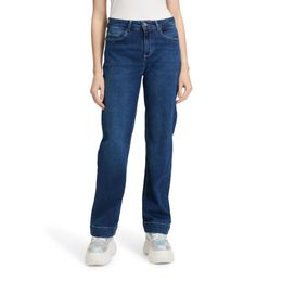 Cartoon Damen Stretch-Jeans "Damen mit Eingrifftaschen", blau, Gr. 34, Obermaterial: 99% Baumwolle, 1% Elasthan., Jeans