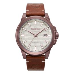 Timberland Damen Quarzuhr "Mohegan"dunkelbraun, weiß, Armbanduhren
