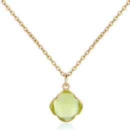 AILORIA Damen Silberkette "Halskette CAPUCINE", gold, Halsketten