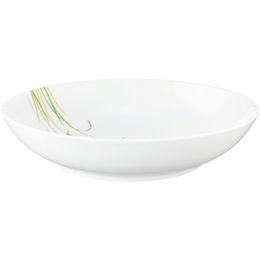 Suppenteller Seltmann Weiden "Liberty - Meadow Grasses green", wei&szlig;, gr&uuml;n, curry, B:21,2cm H:4,6cm L:21,2cm T:21,2cm &Oslash;:21,2cm, Porzellan, Speiseteller, Teller rund 21 cm