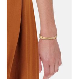 BOSS Damen Armreif "Schmuck Edelstahl Armschmuck SAYA", Edelstahlros&eacute;goldfarben, kristallwei&szlig;, kristallwei&szlig;, Edelstahl, Armb&auml;nder, mit Preciosa