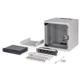 Digitus Netzwerk-Set SOHO Pro, 254 mm (10") - 6HE, 315 x 300 mm (B x T)