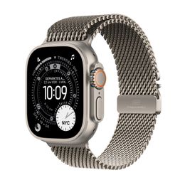 Apple Watch Ultra 3 Titan Natur (GPS + Cellular) 49mm (Milanaise Armband Titan Natur) L